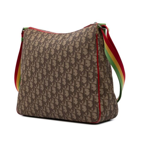 Dior | Bags | Dior Diorissimo Trotter Coated Canvas Rasta Crossbody ...